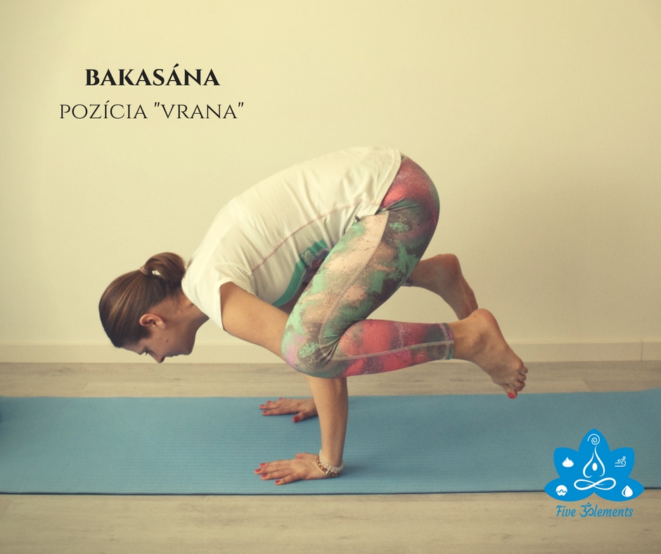 Bakasána, pozícia vrany - Five Elements Yoga